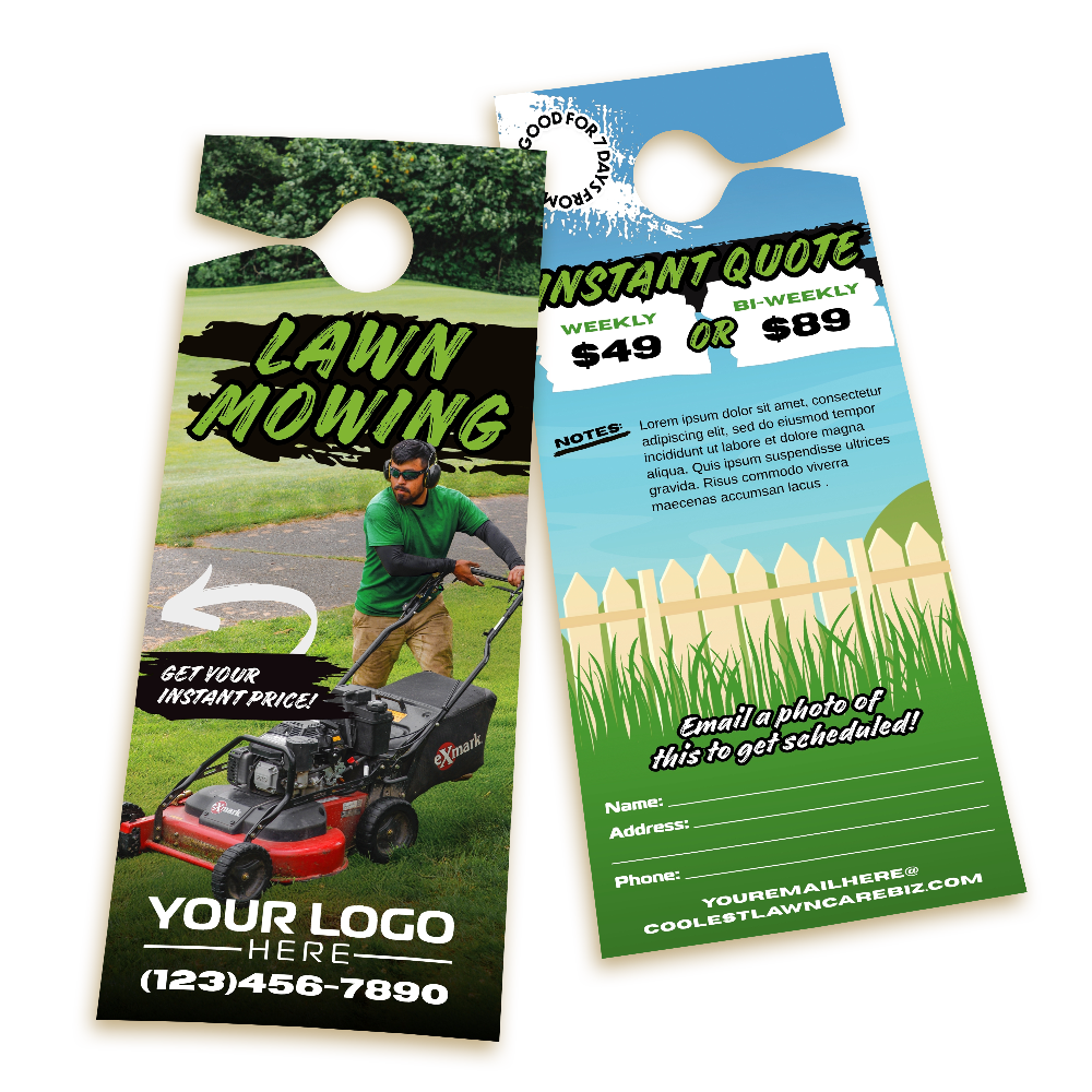 Spring Mowing Instant Quote 2 | Canva Template – Lawn Care Media