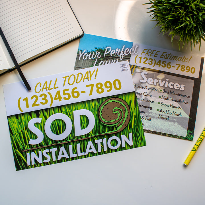 Sod Installation - Postcard Template Design – Lawn Care Media